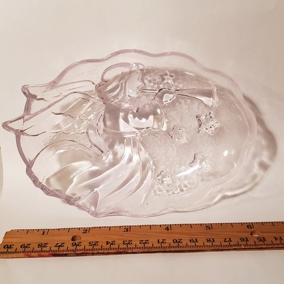 Vintage | Accents | Vintage 3 Clear Plastic Angel Tray Set Of 3 | Poshmark